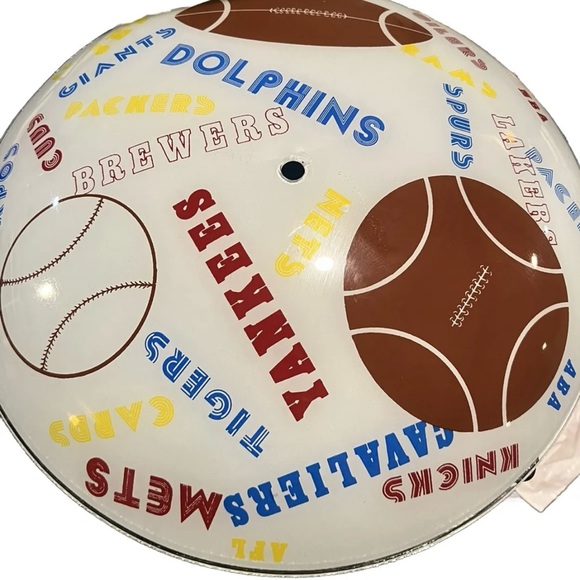 unbranded | Other | Vintage 97 Multisports Teams Glass Domed Shade ...
